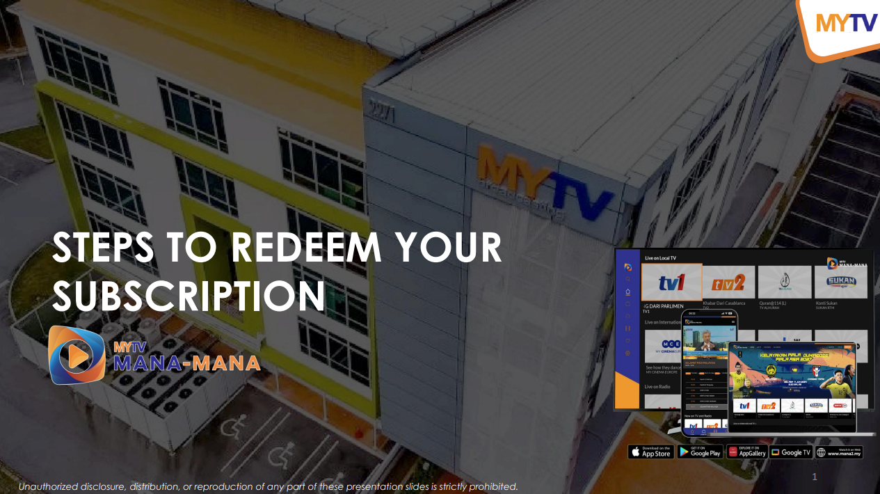 How to Redeem MYTV Mana-Mana Subscription – PRISM+
